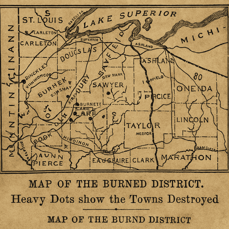1894 Hinckley Fire - When the Sky Went Black — Michigan’s Day of Smoke ...